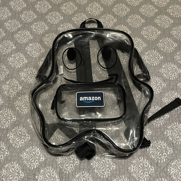 Amazon | Bags | Amazon Peccy Clear Backpack | Poshmark